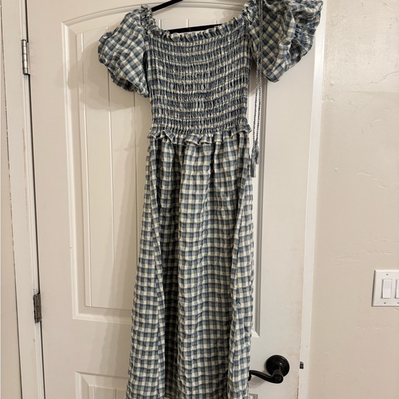 Max Studio | Dresses | Max Studio Blue And White Checkered Kids Dress ...